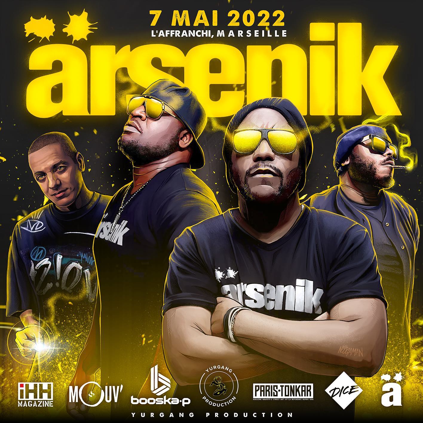 ARSENIK Le Concert à Marseille (L’Affranchi) le 07/05/22 – PARiS TONKAR ...